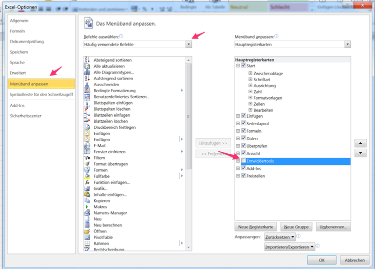 Techniker Schule Butzbachedvmicrosoft Excelexcel Vba Projektwiki