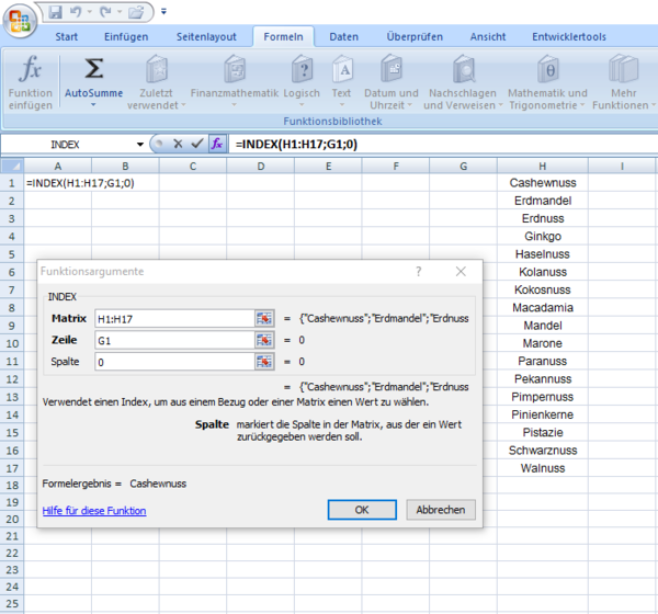 Techniker Schule Butzbach/EDV/Microsoft Excel/Formularsteuerelemente ...
